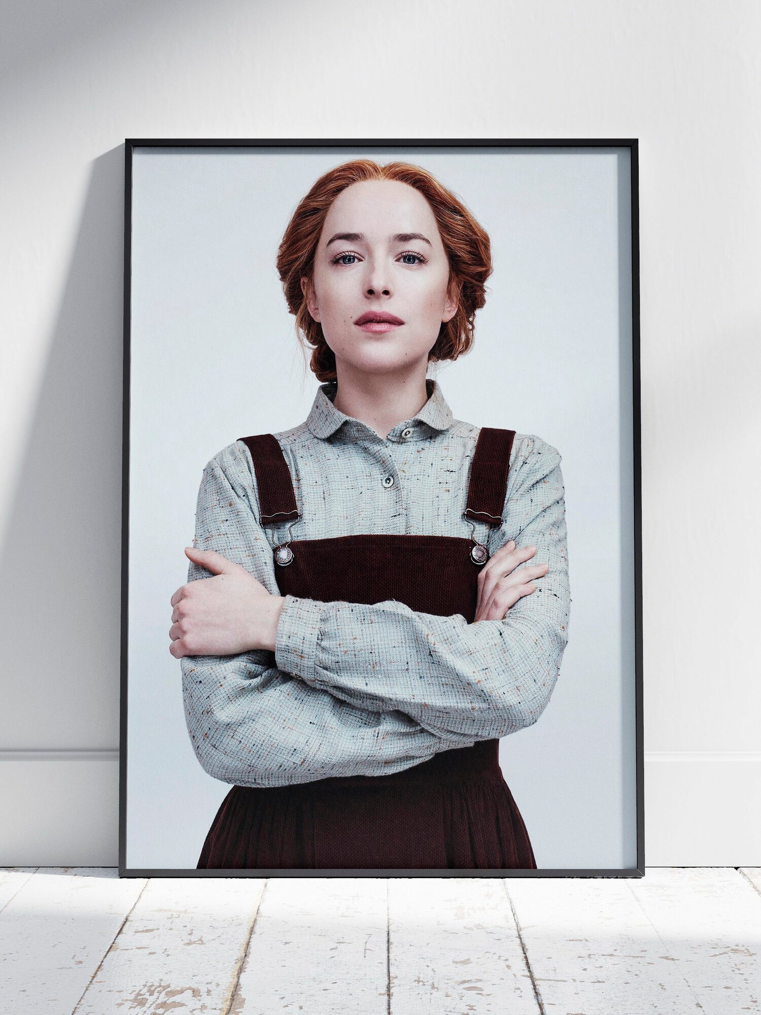 Плакат на стену для интерьера Дакота Джонсон (Dakota Johnson 5) - Постер по актеру фильма, кино, сериала формата A3 (30x42 см)