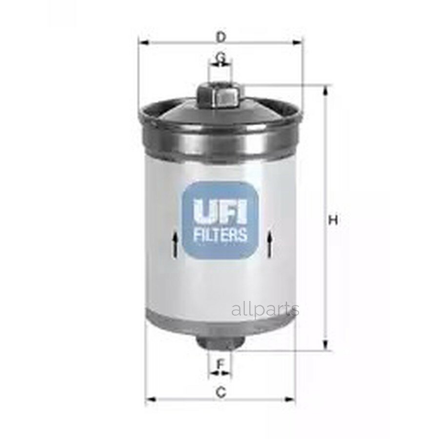 UFI 31.506.00 Фильтр топливный