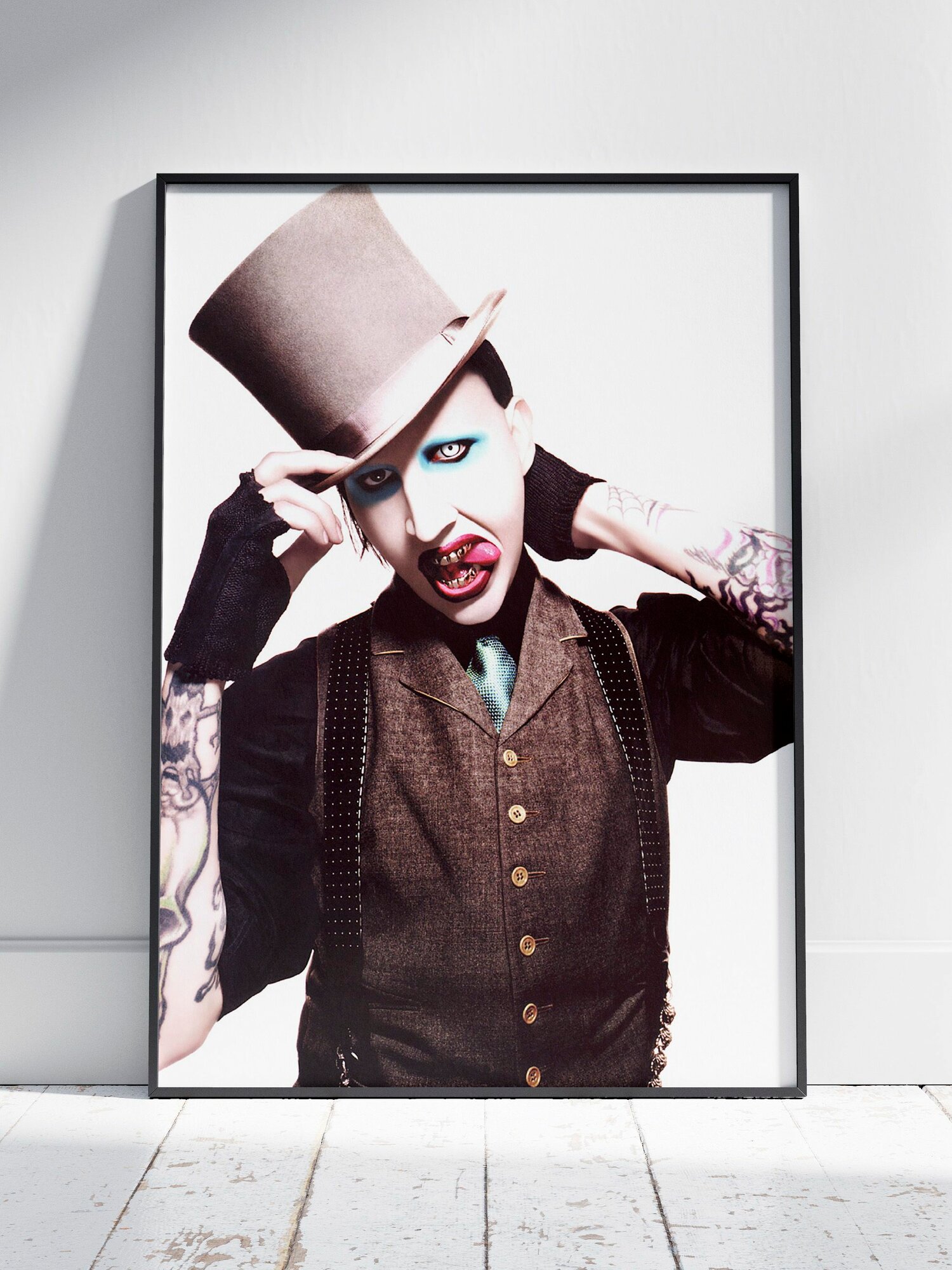 Плакат на стену для интерьера Мэрилин Мэнсон (Marilyn Manson 27) - Постер по музыке и артисту формата A4 (21x30 см)