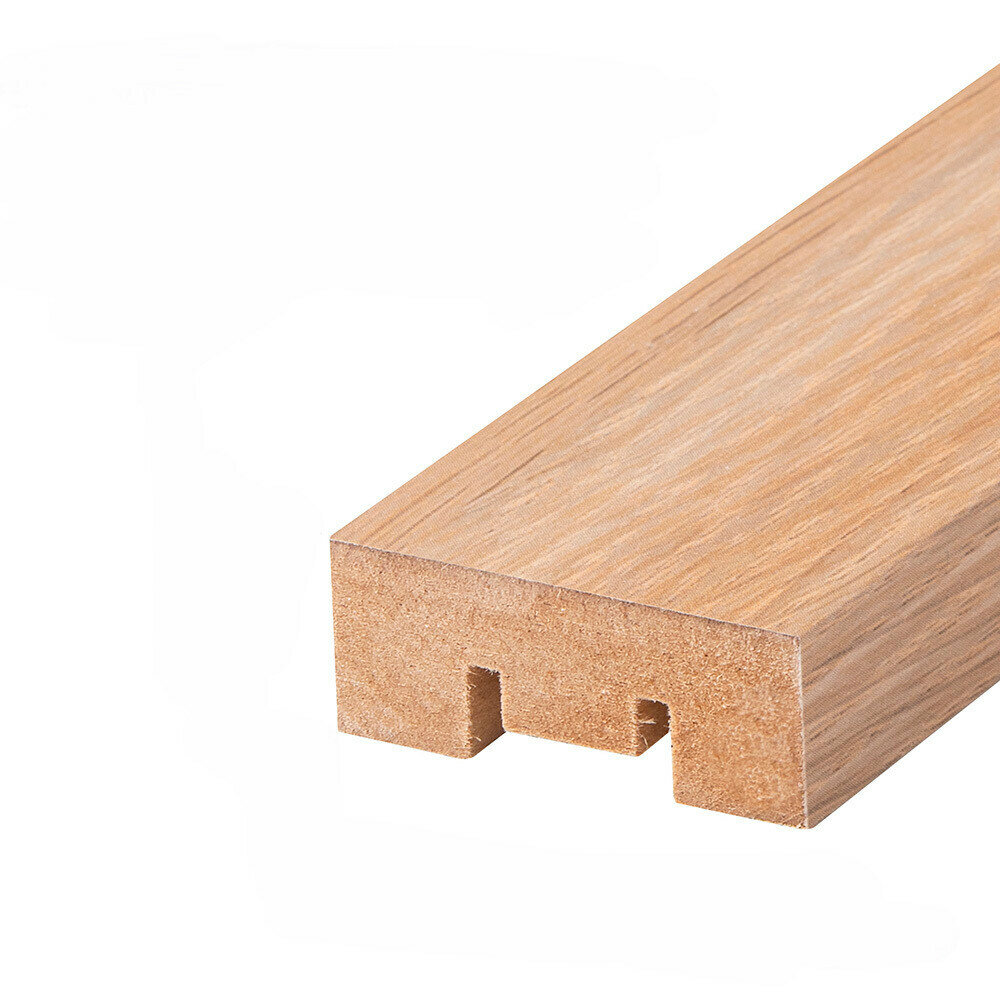 Декоративная рейка МДФ 50х16х2700 мм скандинавский дуб Стильный Дом