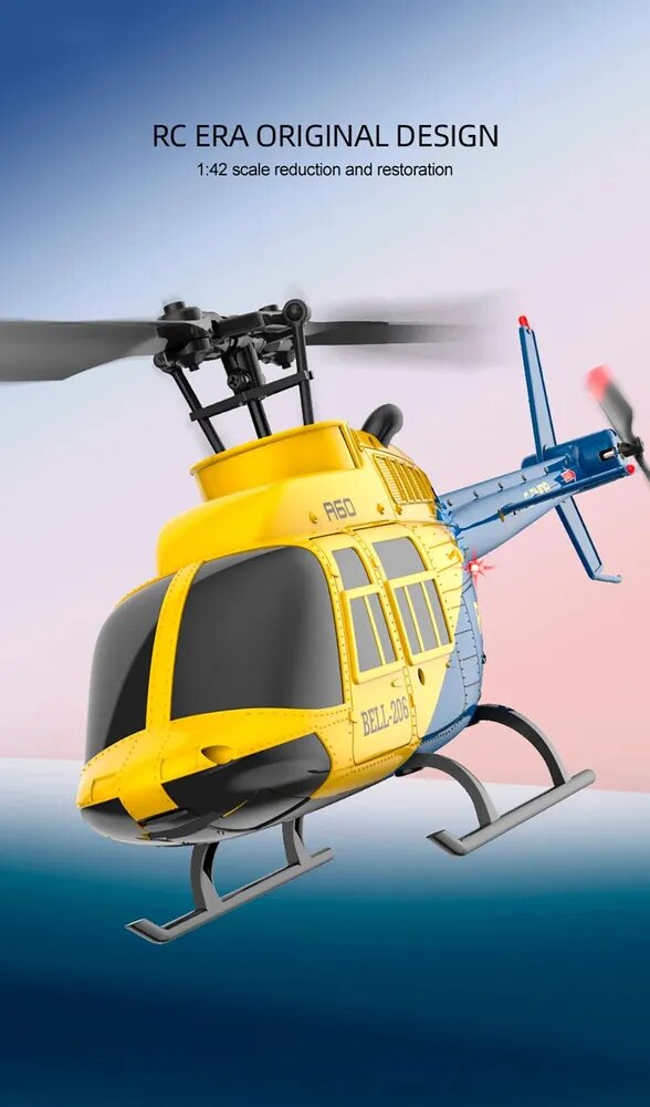 RC ERA A60 4CH 1/42 BELL-206 Позиционирование оптического потока 120-метровым 6-осевым гироскопом