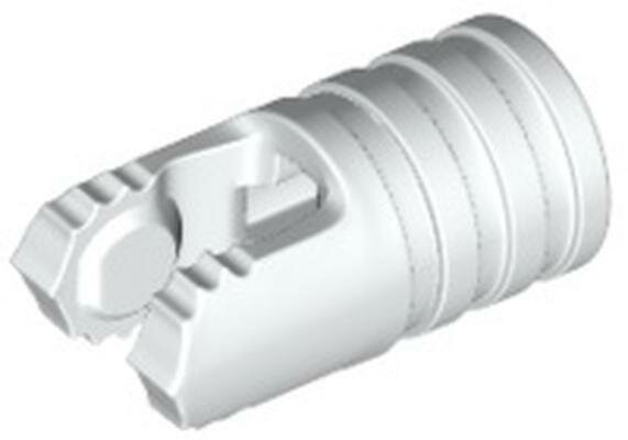 Деталь Lego 57360 Hinge Cylinder 1 x 2 Locking with 2 Fingers, 7 Teeth and Axle Hole on Ends without Slots