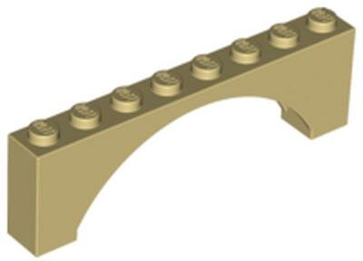 Деталь Lego 16577 Arch 1 x 8 x 2 Raised