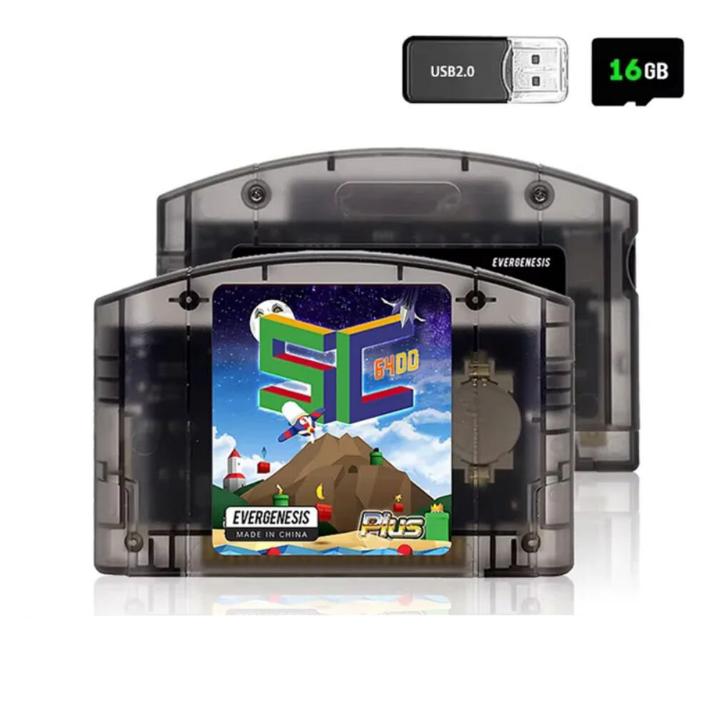 SC64 игровой картридж с открытым исходным кодом для Nintendo 64 позволяющий играть в игры 800 раз помощью карты памяти