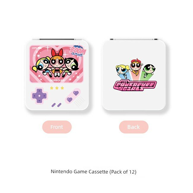 Премиум магнитный чехол для карт Nintendo Switch с темой Powerpuff Girls, защищает игровые карты, подходит для всех
