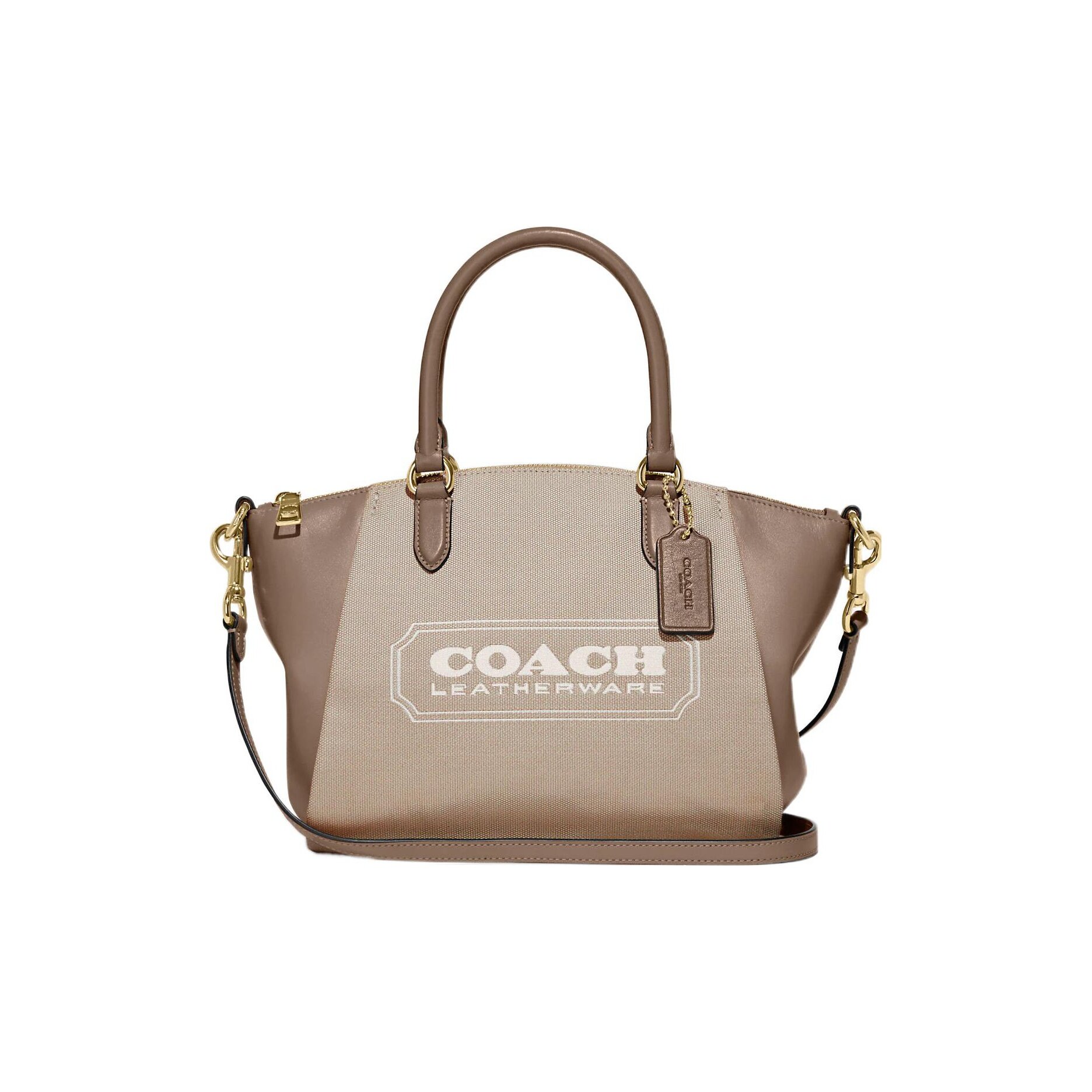 Портфель Coach, хаки — фото 1