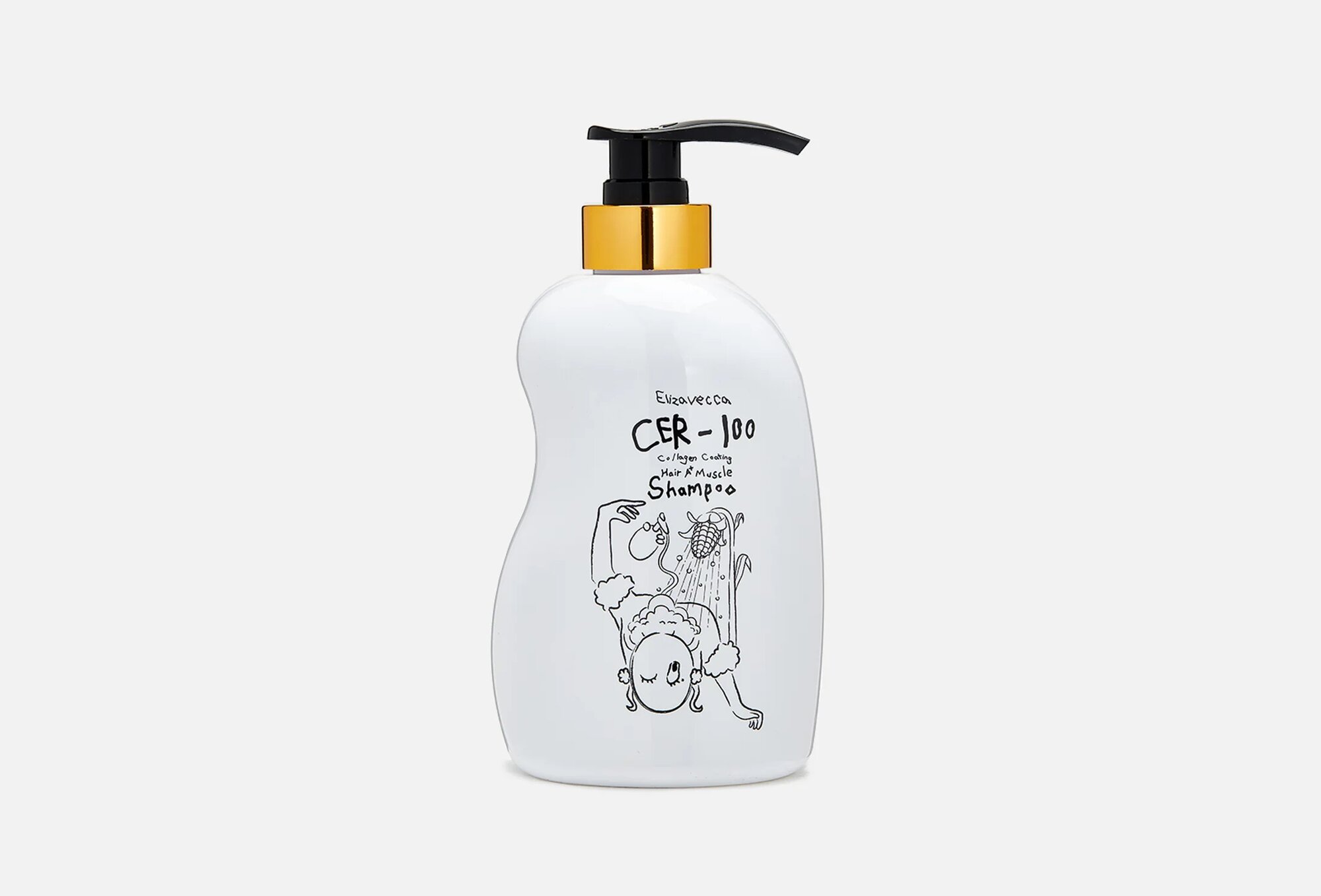 Шампунь Elizavecca "Collagen Coating Hair Muscle", для всех типов, 500мл