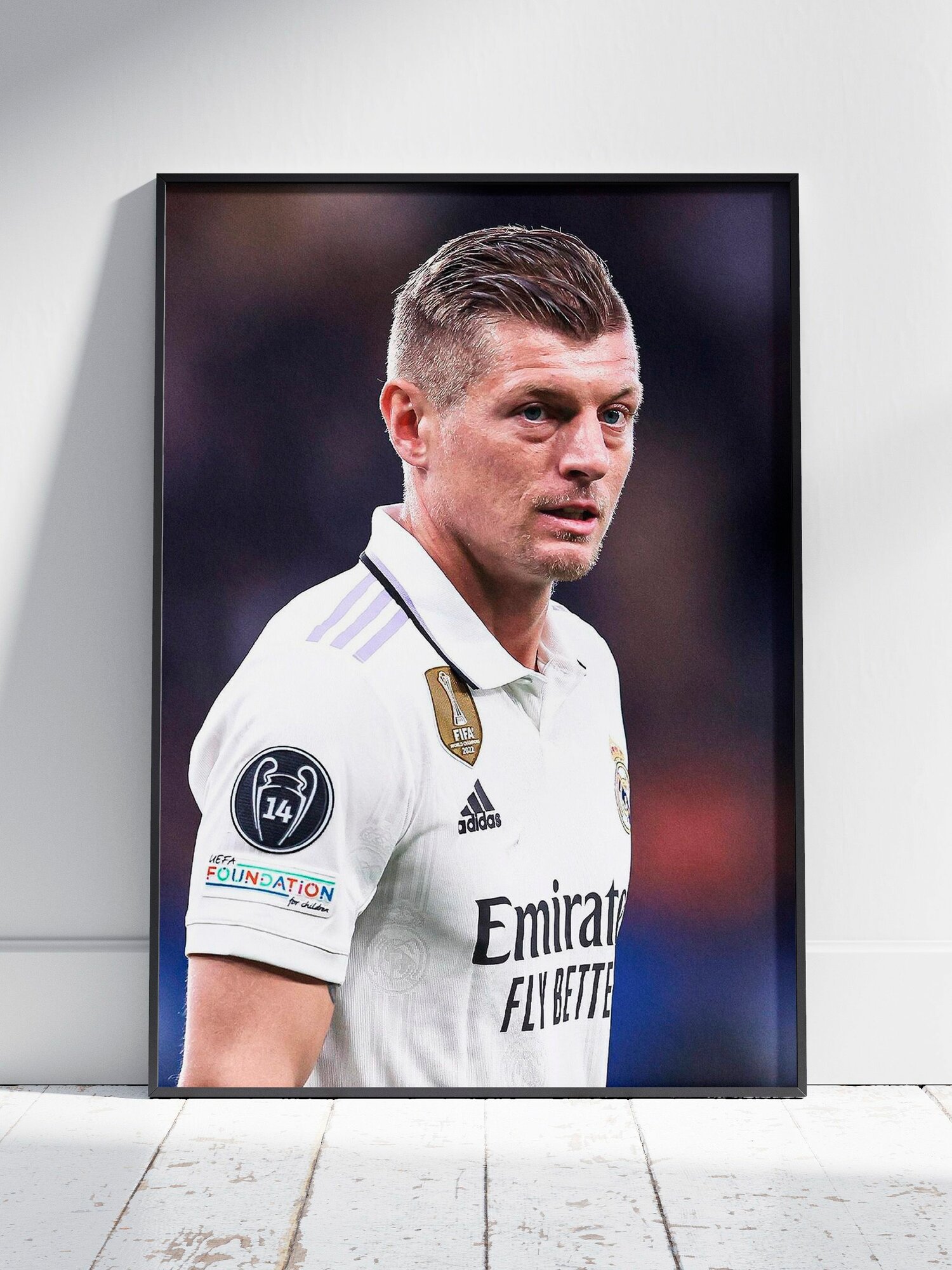 Плакат на стену для интерьера Реал Мадрид (Тони Кроос - Toni Kroos 1) - Постер по спорту и физической активности формата A4 (21x30 см)