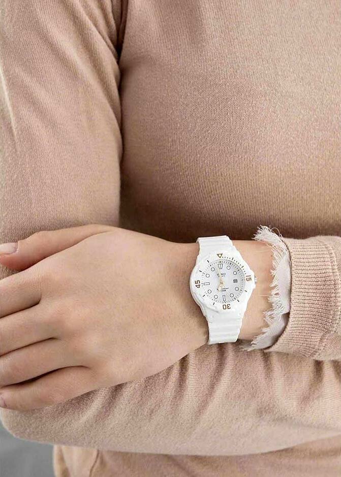 Наручные часы CASIO Collection, белый, — фото 1