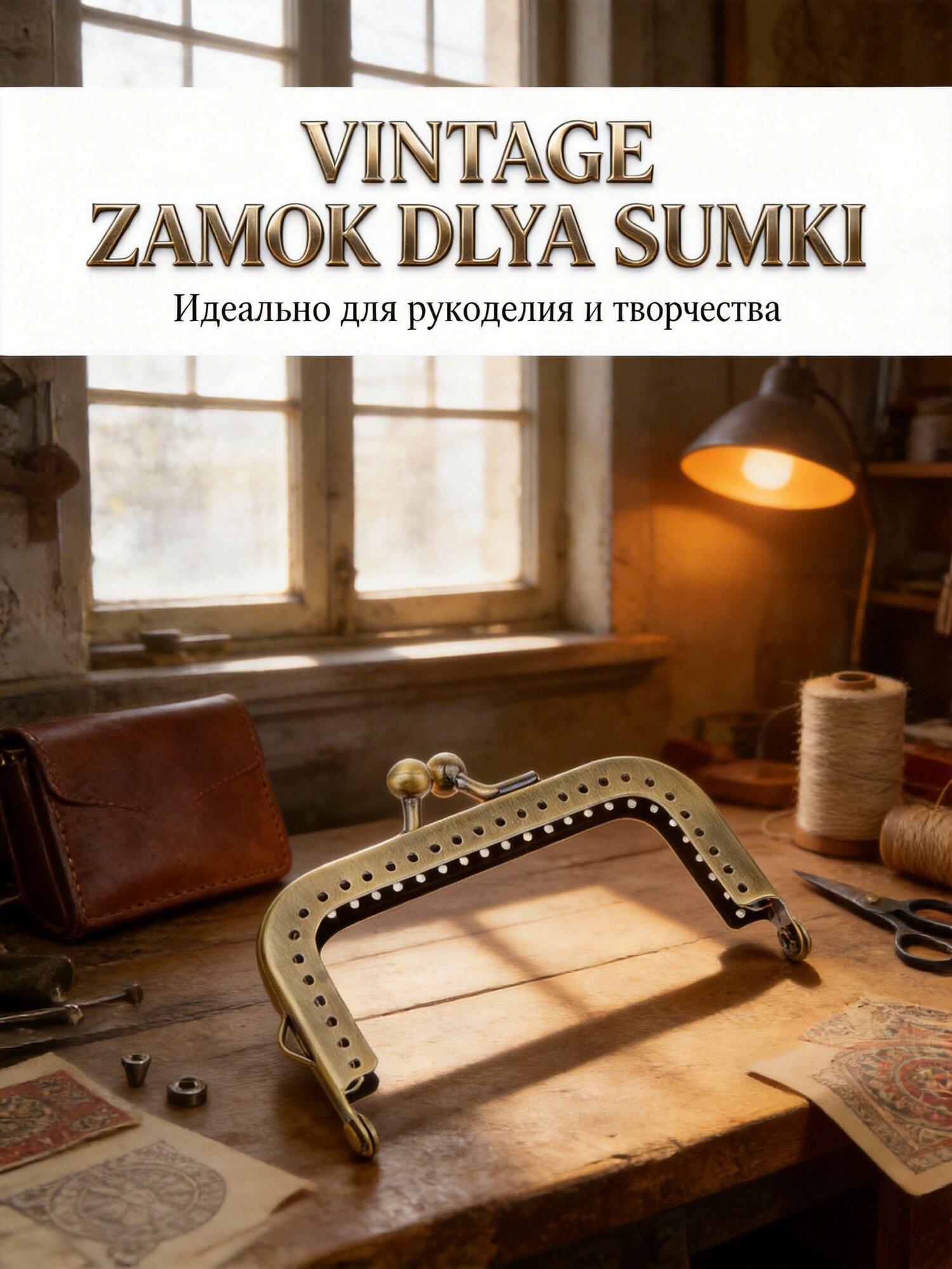 Квадратная рамка для сумок 8,5 см, металлический фермуар с замком-поцелуем и ручкой для рукоделия и швейных принадлежностей в винтажном стиле, комплект 10 шт
