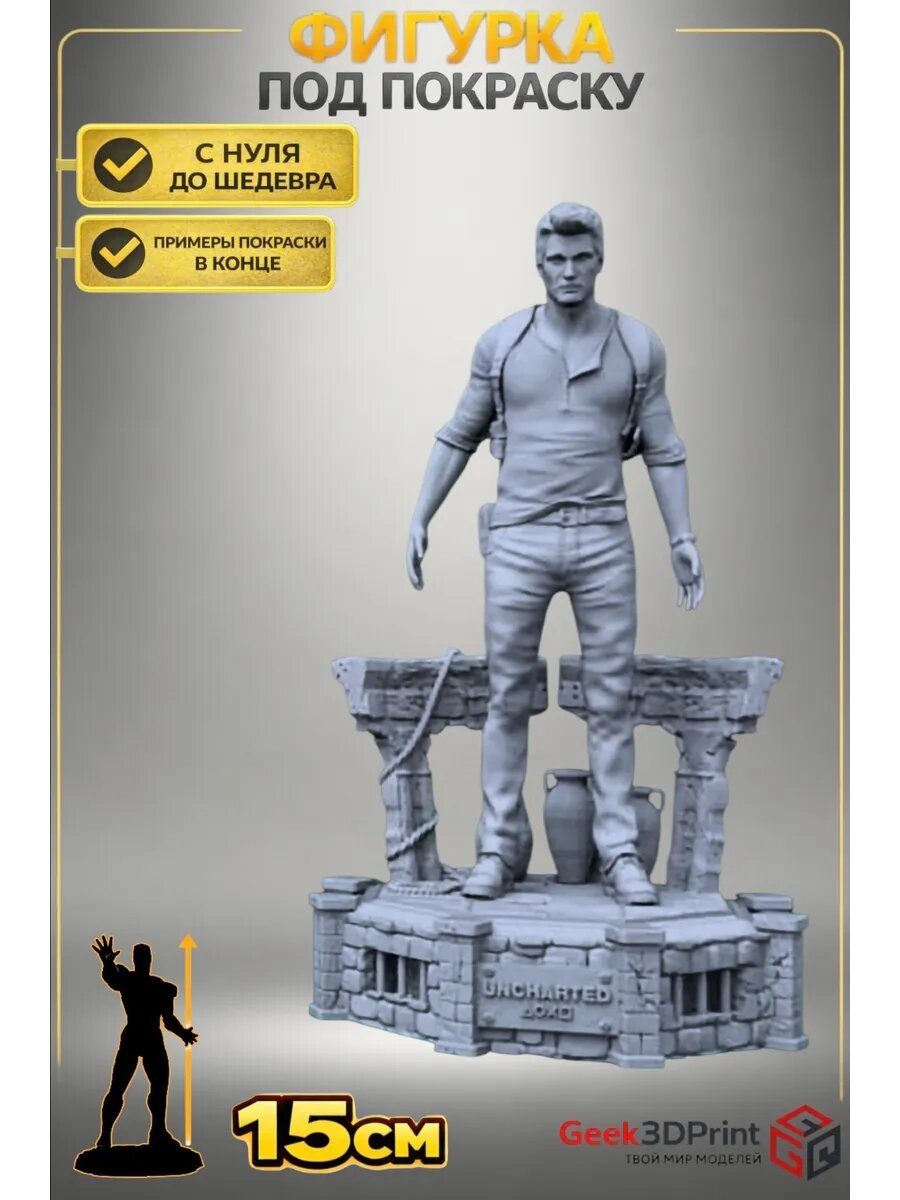 Фигурка Nathan Drake / Нейтан Дрейк - модель под покраску