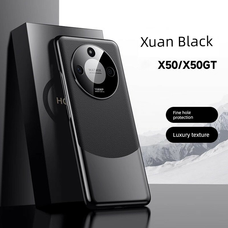 Чехол для Honor X50 Pro с кривой экраном, из силикона, цвет Я Дан Блэк, матовый и ультратонкий, защита от царапин