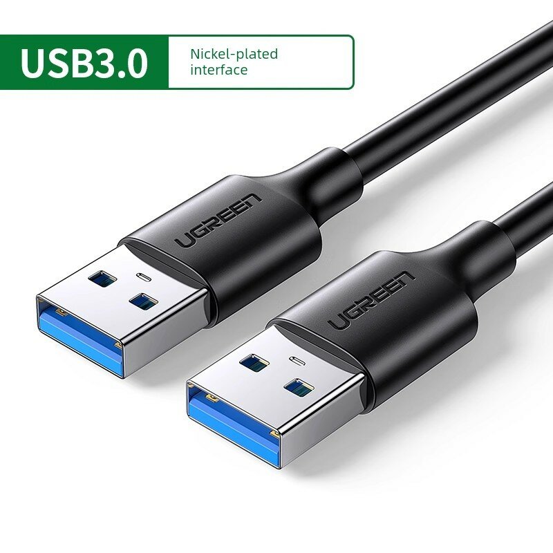 Двухсторонний USB-кабель Greenlink 2.0/ 0.15kg (штекер-штекер/штекер-гнездо), двухсторонний кабель с двумя разъемами,