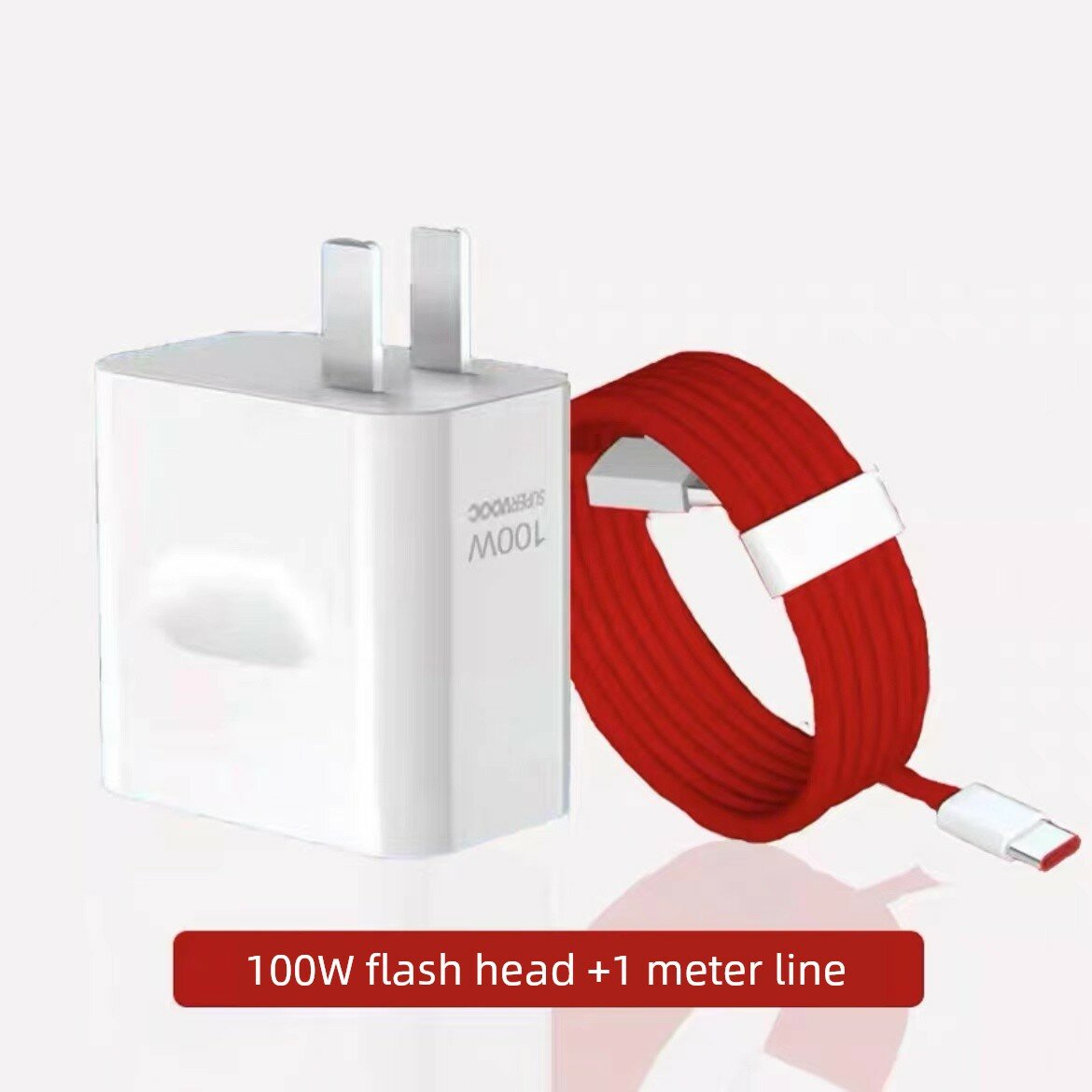 100 Вт быстрая зарядка USB-C адаптер питания с кабелем 1 метр для смартфона OnePlus Ace2, полный комплект