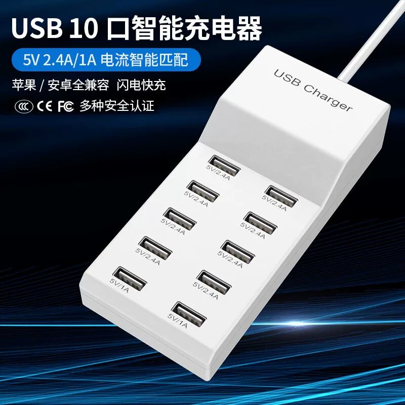 GaN 33W USB-адаптер с Type-C и USB-A, эффективная мощность для мобильных устройств