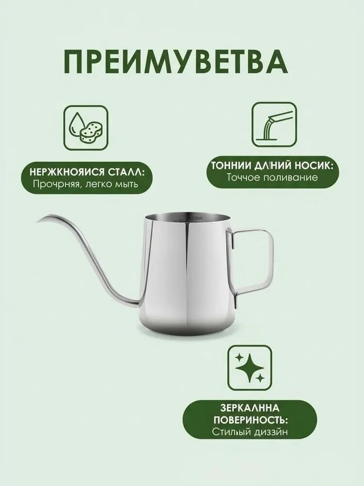 Лейка 0.35 л 1 шт — фото 1