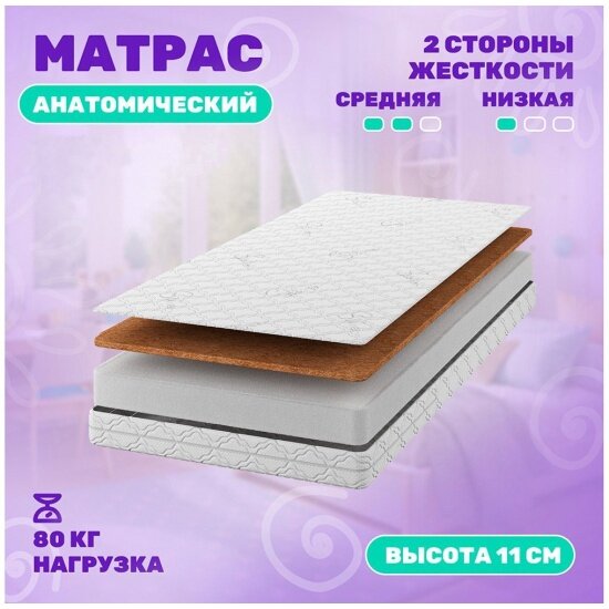 Матрас Капризун Холкон с кокосом 200x80x10