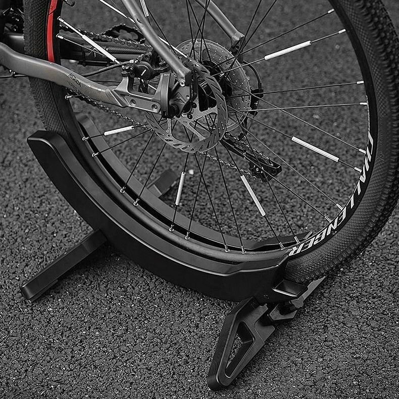 (1 шт.) Стойка для парковки велосипедов-черный