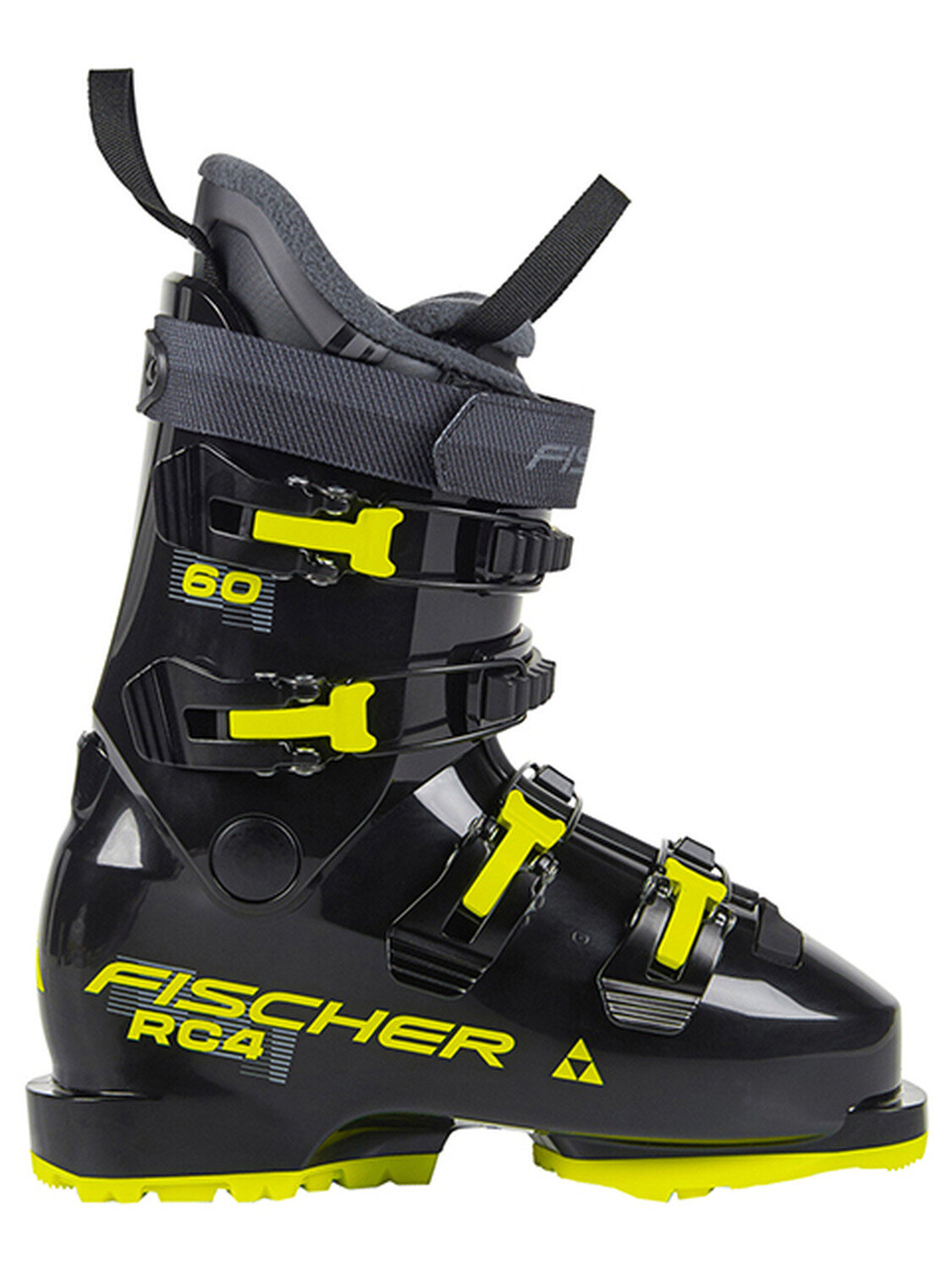 Горнолыжные ботинки Fischer RC4 60 JR GW Black 25/26 , для детей , черный
