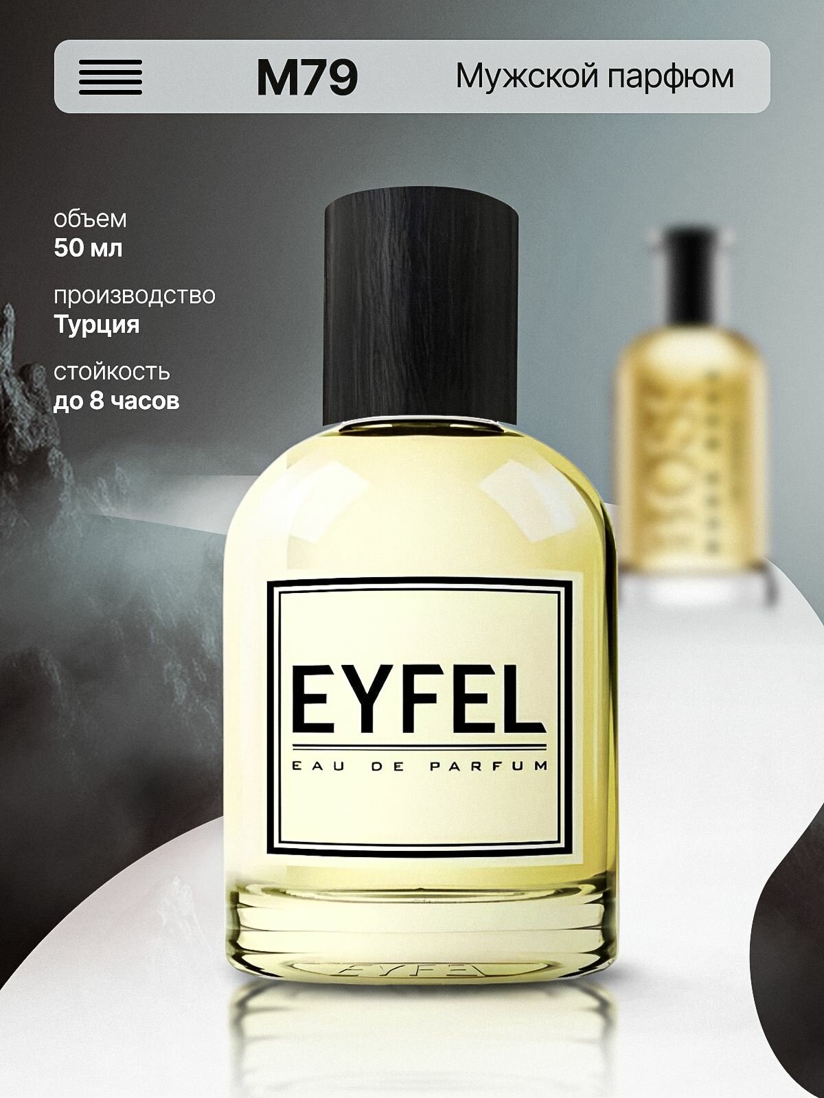 EYFEL духи мужские M-79 50 мл, INTENSE