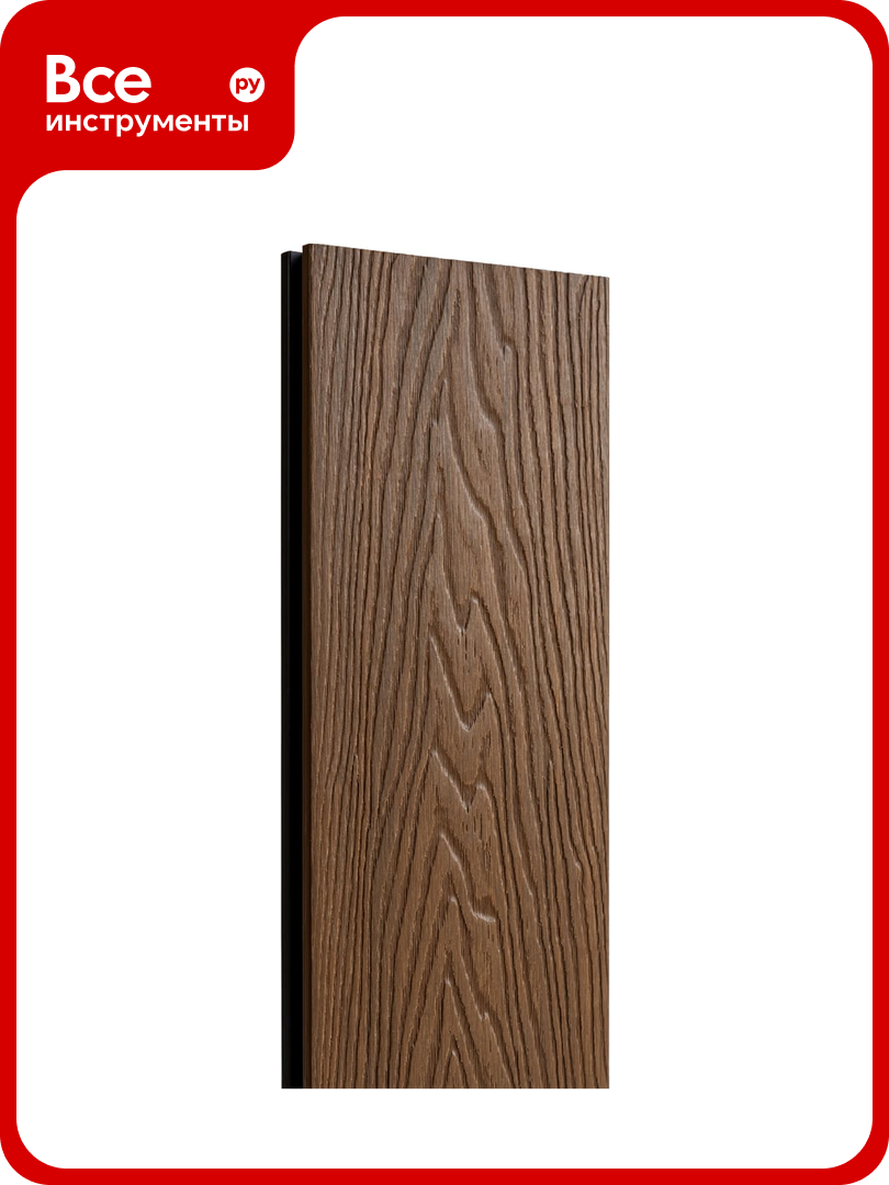 Террасная доска Экодекинг Скай 3D, 3 м, цвет Тик. 4687207096775