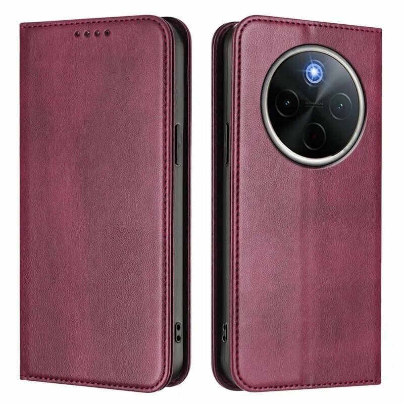 Чехол для Vivo Y300 Pro / Y300 Pro+ / iQOO Z10 5G / vivo T4 RFID блокировка, защитный чехол премиум-класса из искусственной кожи, магнитный флип-чехол, антивибрационный чехол