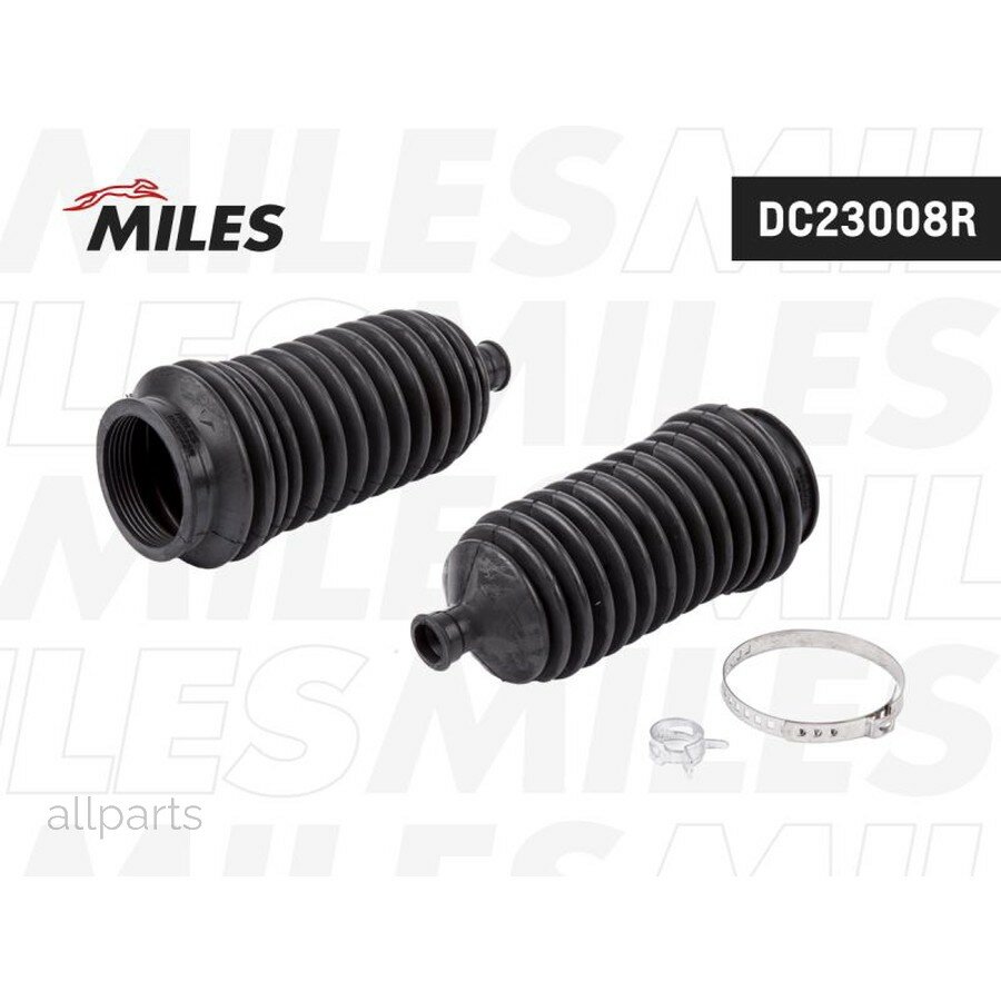 MILES DC23008R Пыльник рулевой рейки (к-т) LADA Largus 12> RENAULT Logan 05- / Sandero 08- / NISSAN Almera(G15)