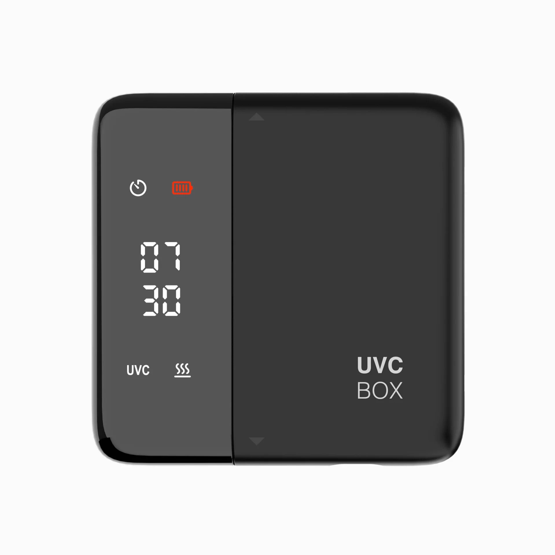 Дезинфицирующий держатель Taobao, для зубных щеток, с сушкой и UVC-лампой, черный