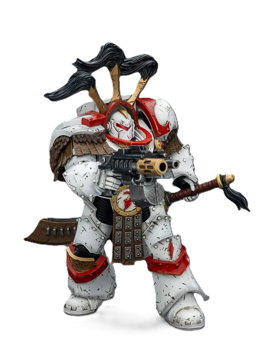 Praetor with Cyber Hawk White Scars фигурка Joytoy Warhammer 30k