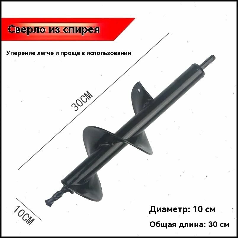 Бур садовый ручной, Высокоуглеродистая сталь