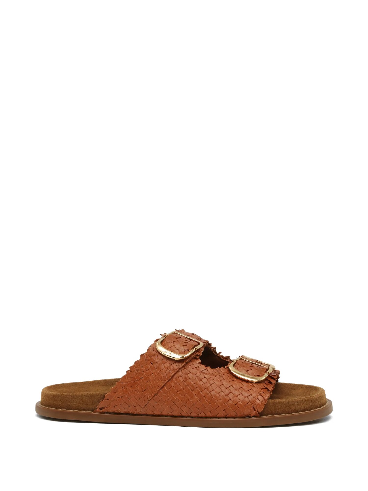 Босоножки Buckle-detail flat sandals