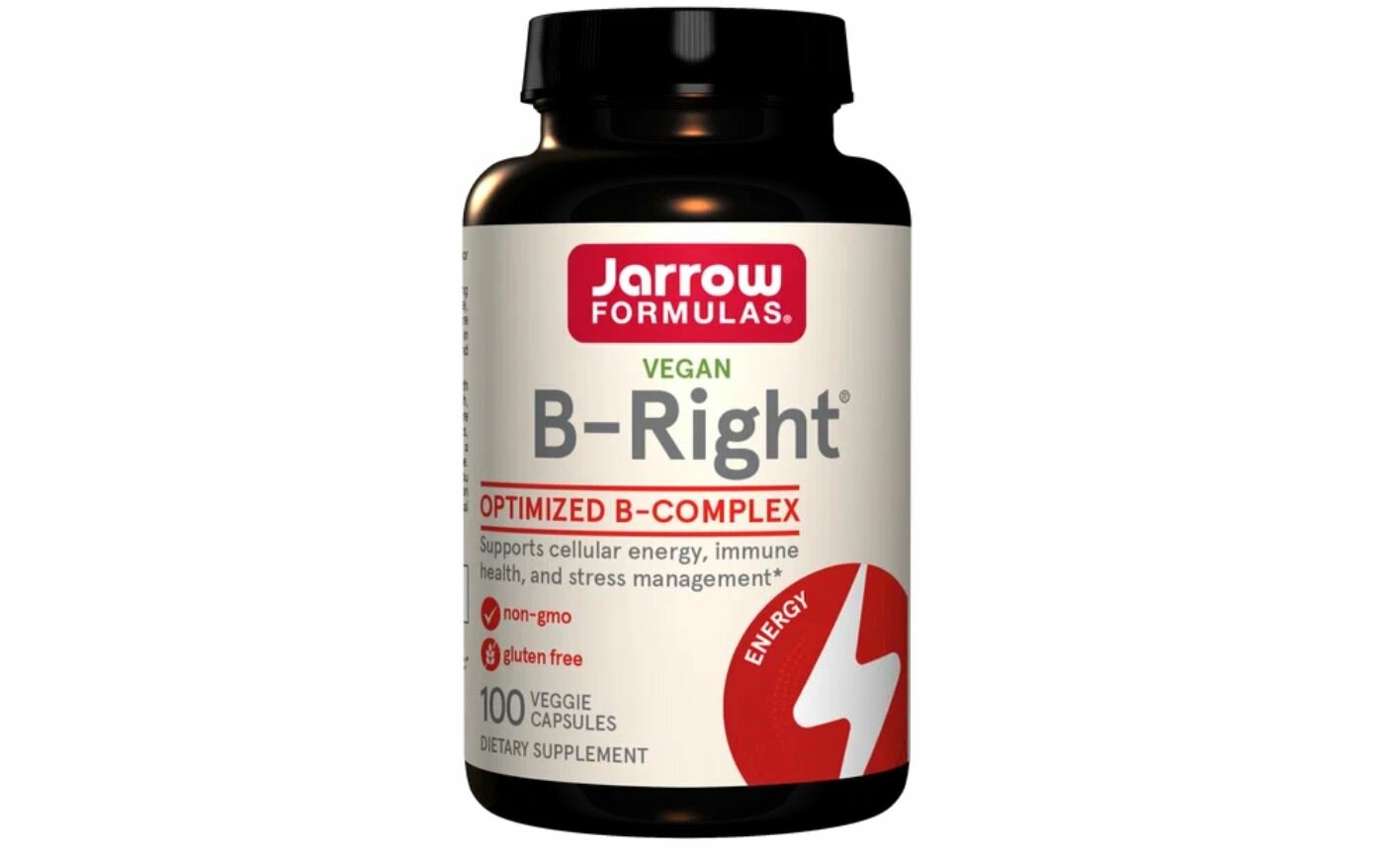 Jarrow Formulas B-Right Комплекс витаминов группы В 100 вегетарианских капсул