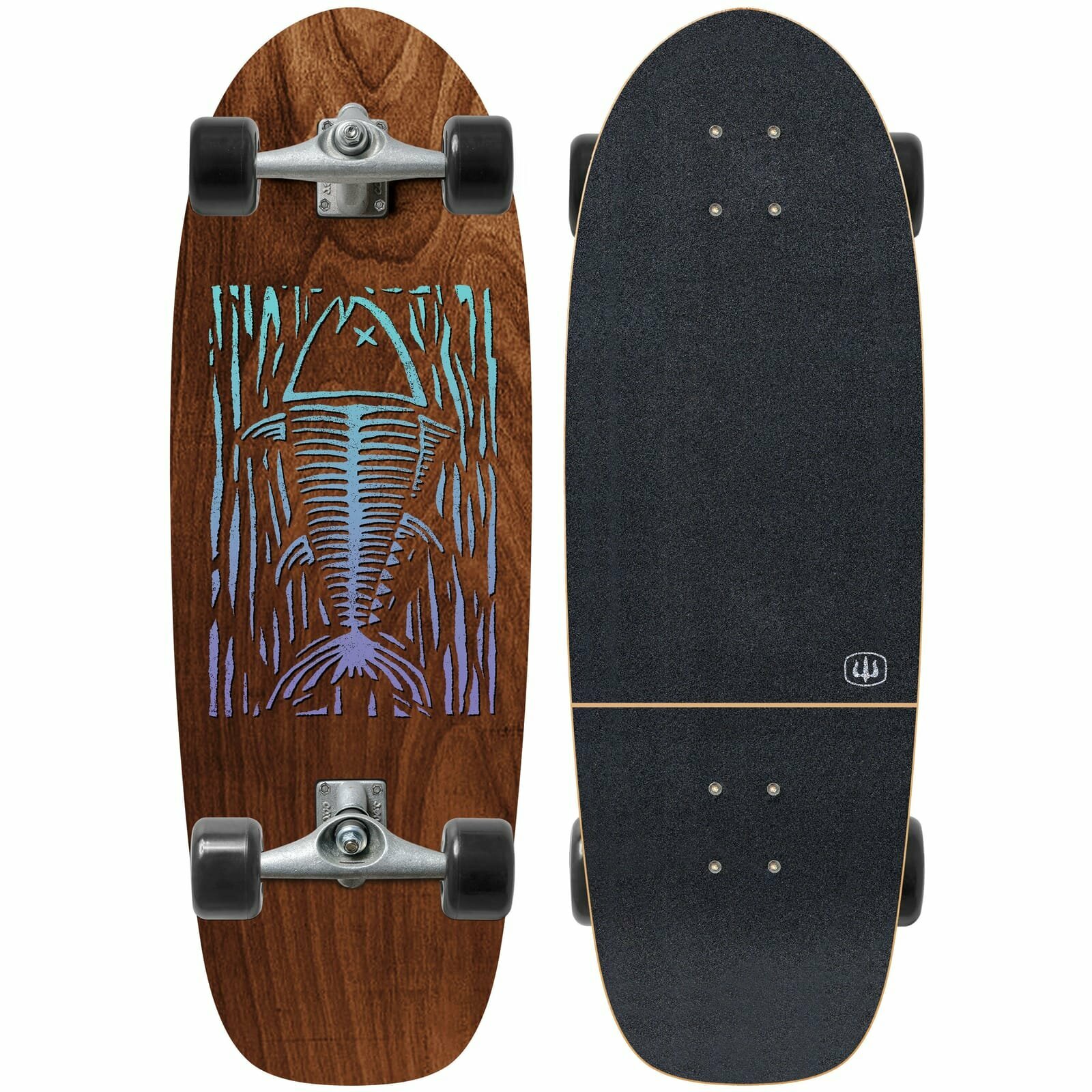 DECATHLON скейтборд Carver Bluefin CX 28, коричневый