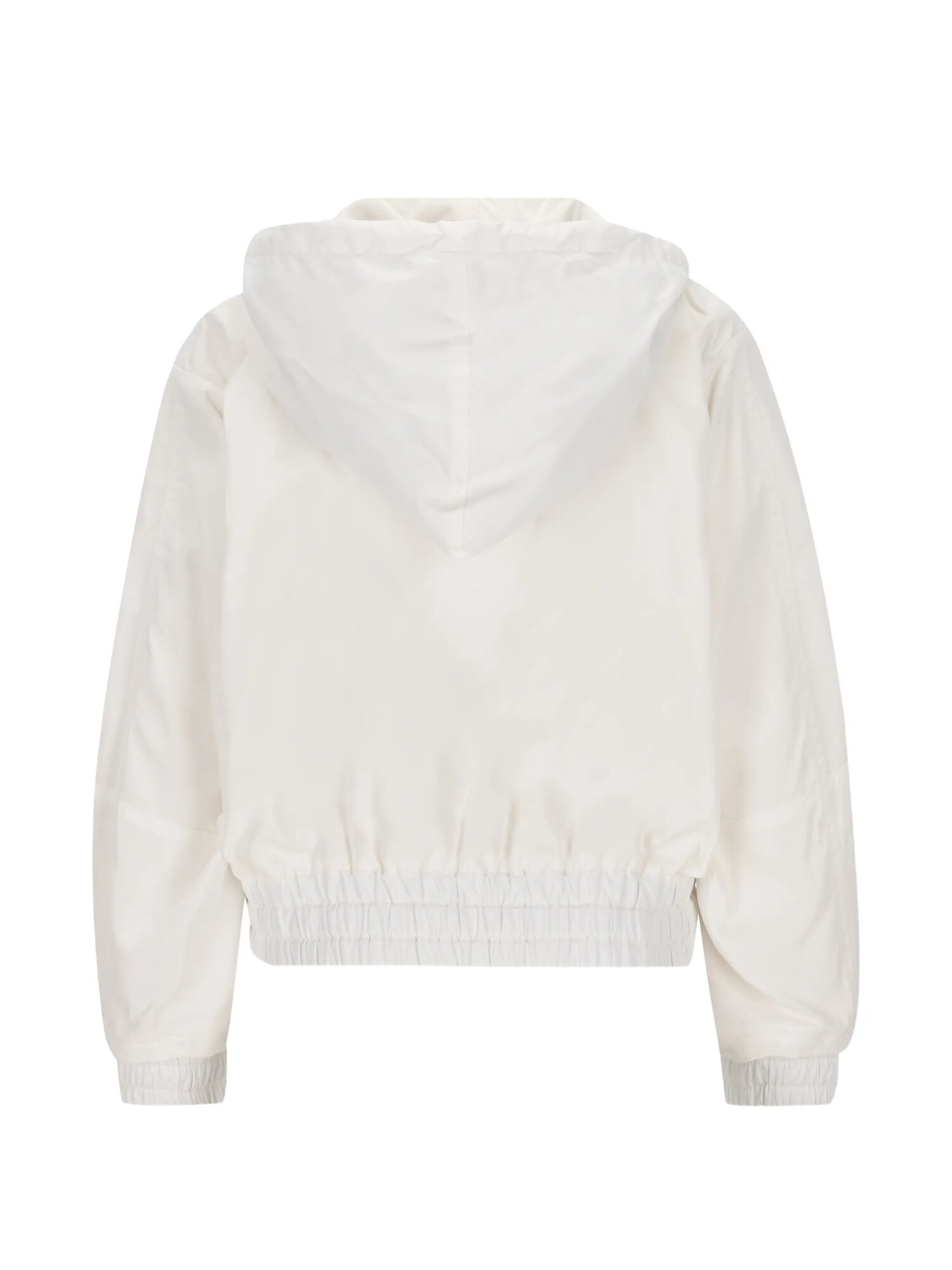 Куртка FENDI Hooded zip-details jacket, размер 42, white — фото 1