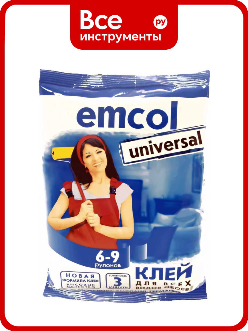 Клей для обоев emcol Универсал 200 г 4607133680350