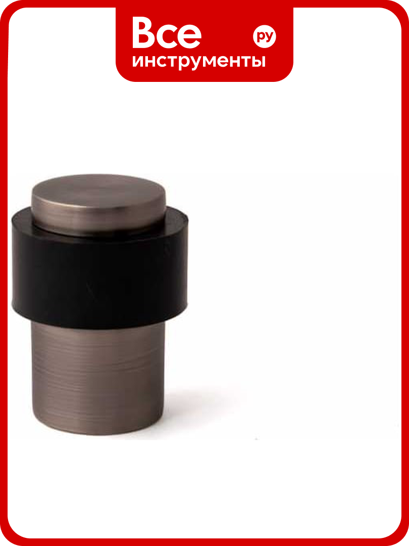 Упор, Apecs, дверной Apecs DS-0014-GRF 24253, резиновый, крепления к полу внутри