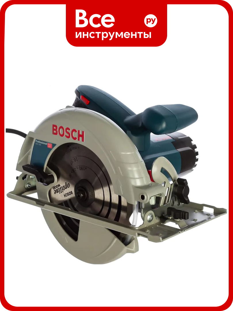 Дисковая пила Bosch GKS 190 0601623082 GKS190 0601623082 бесщеточный двигатель, лазерный указатель