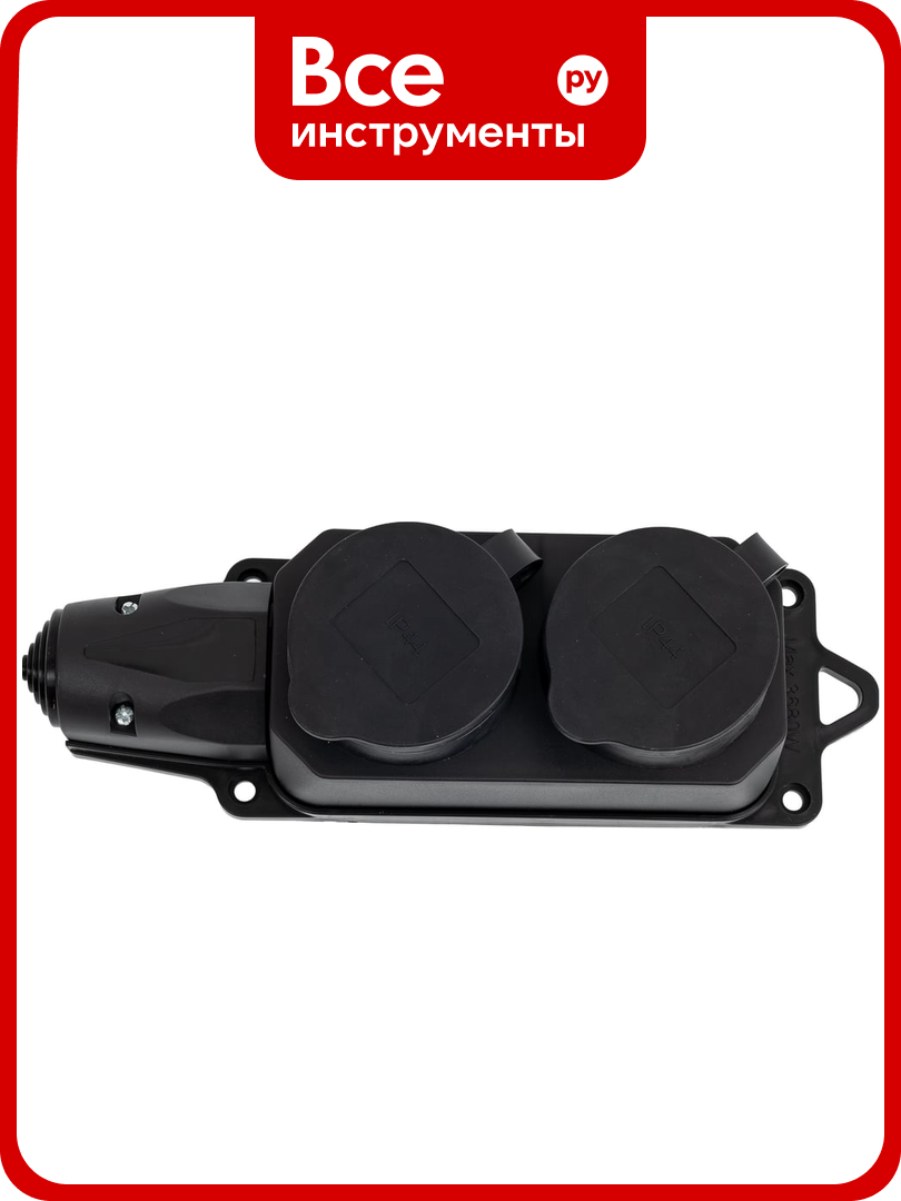 Колодка электрическая энаргит 2-ех гнездовая (16А, 220V, IP 44) KC-G02P