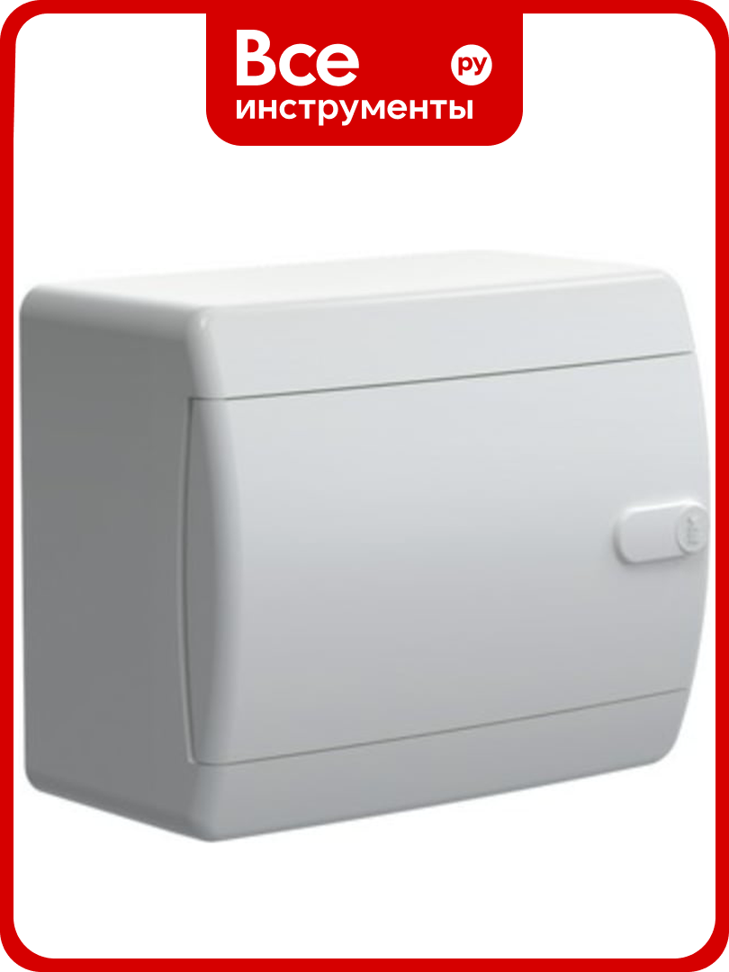 Корпус IEK UNION Compact ЩРН-П-6 IP41, белая дверь, пластиковый UIC-KP13-N-06-41-K01