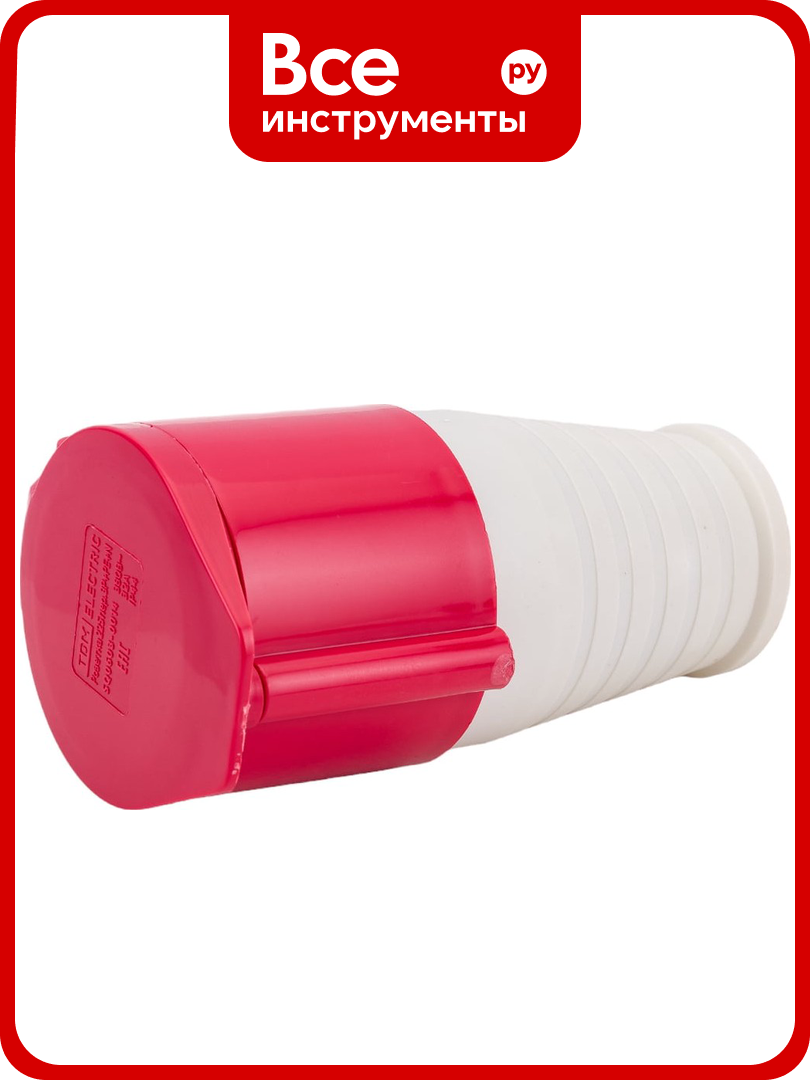 Переносная розетка 225 3Р+РЕ+N 32А 380В IP44 TDM ELECTRIC SQ0603-0014 установка, корпус из полиамида, заземление