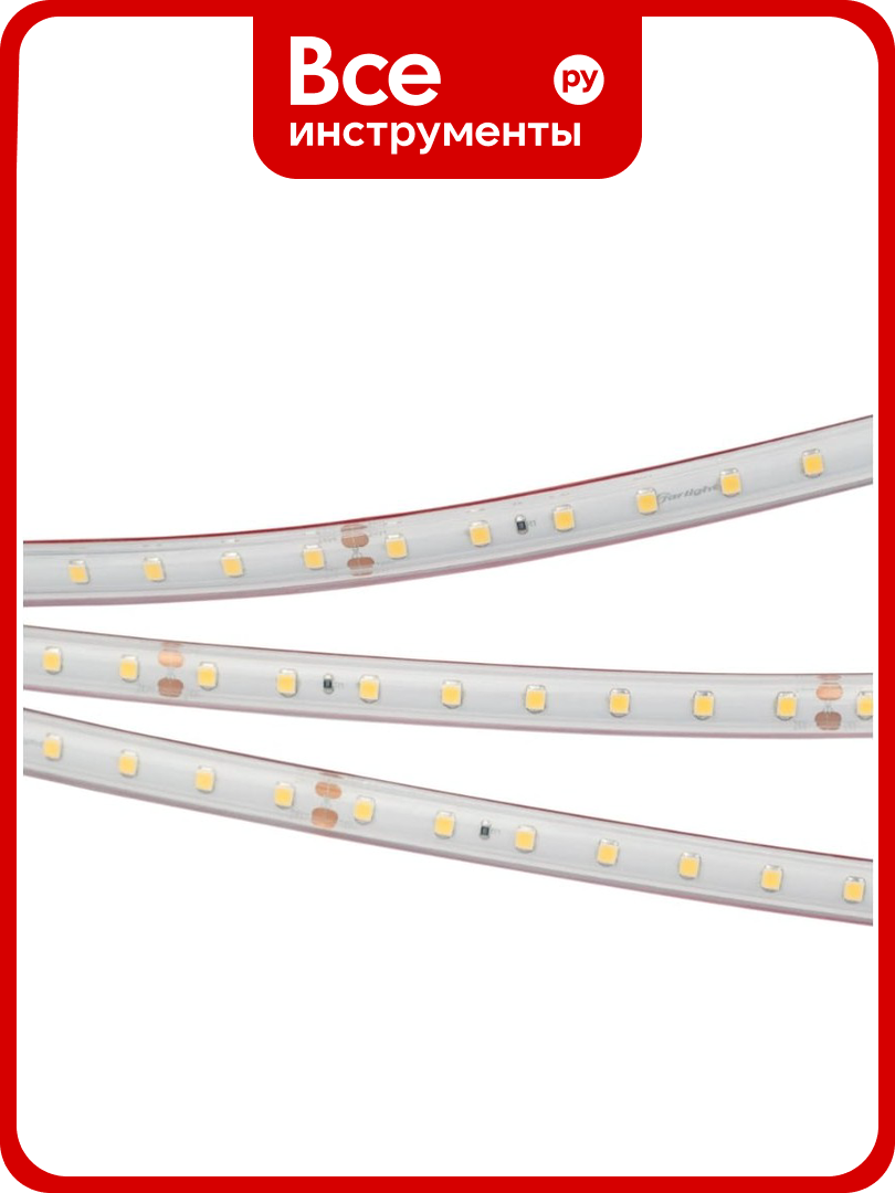 Светодиодная лента Arlight RTW-PS-A80-12mm 24V Day4000 5м IP67 влагозащита SMD 2835 белый свет, цветовая температура