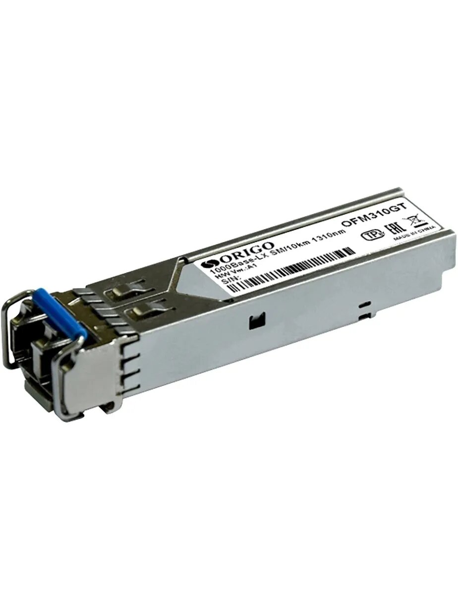 Трансивер ORIGO, OFM310GT, оптический, SM, 1 Гбит/с, Tx: 1310 нм, до 10 км