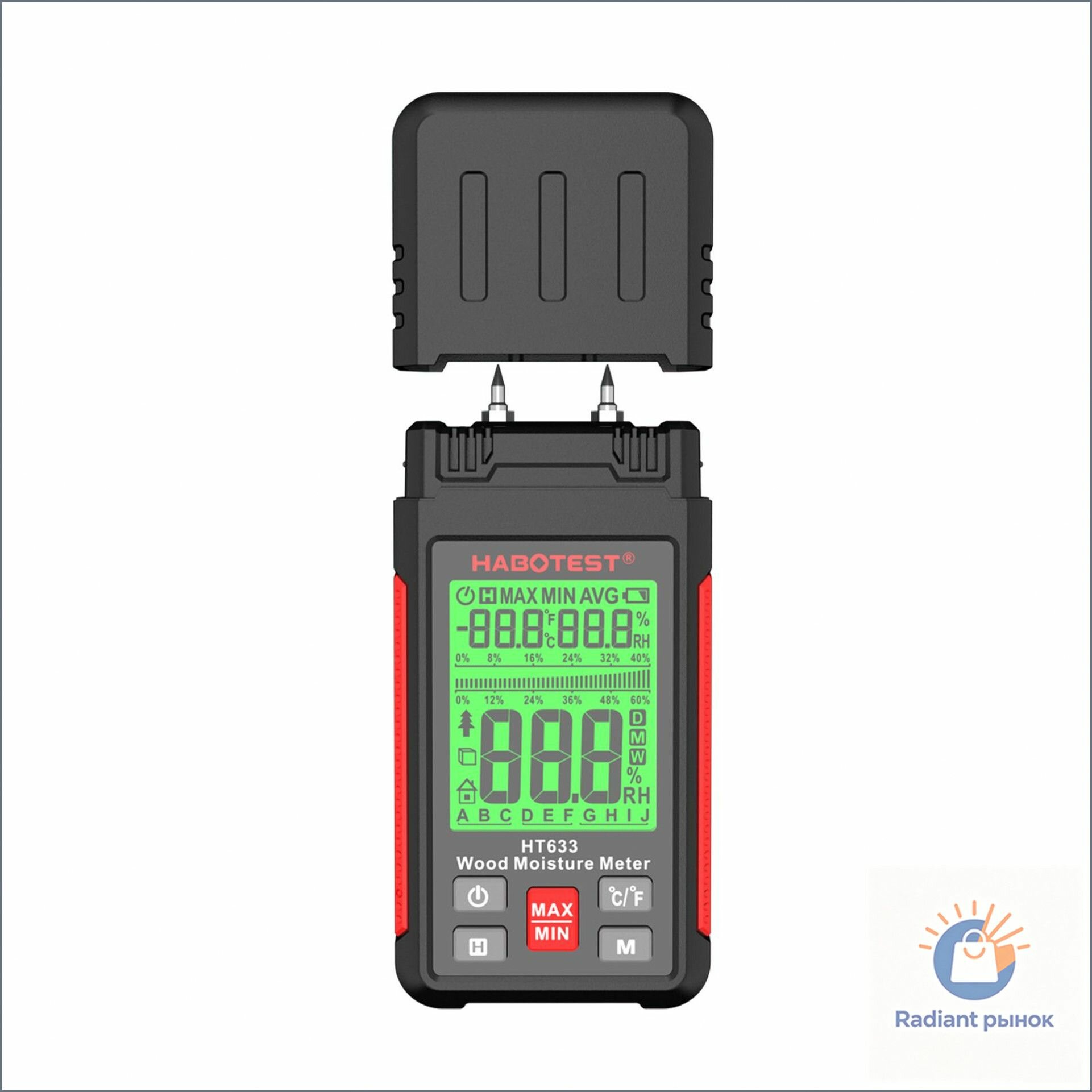 HABOTEST HT633 Измеритель влажности древесины