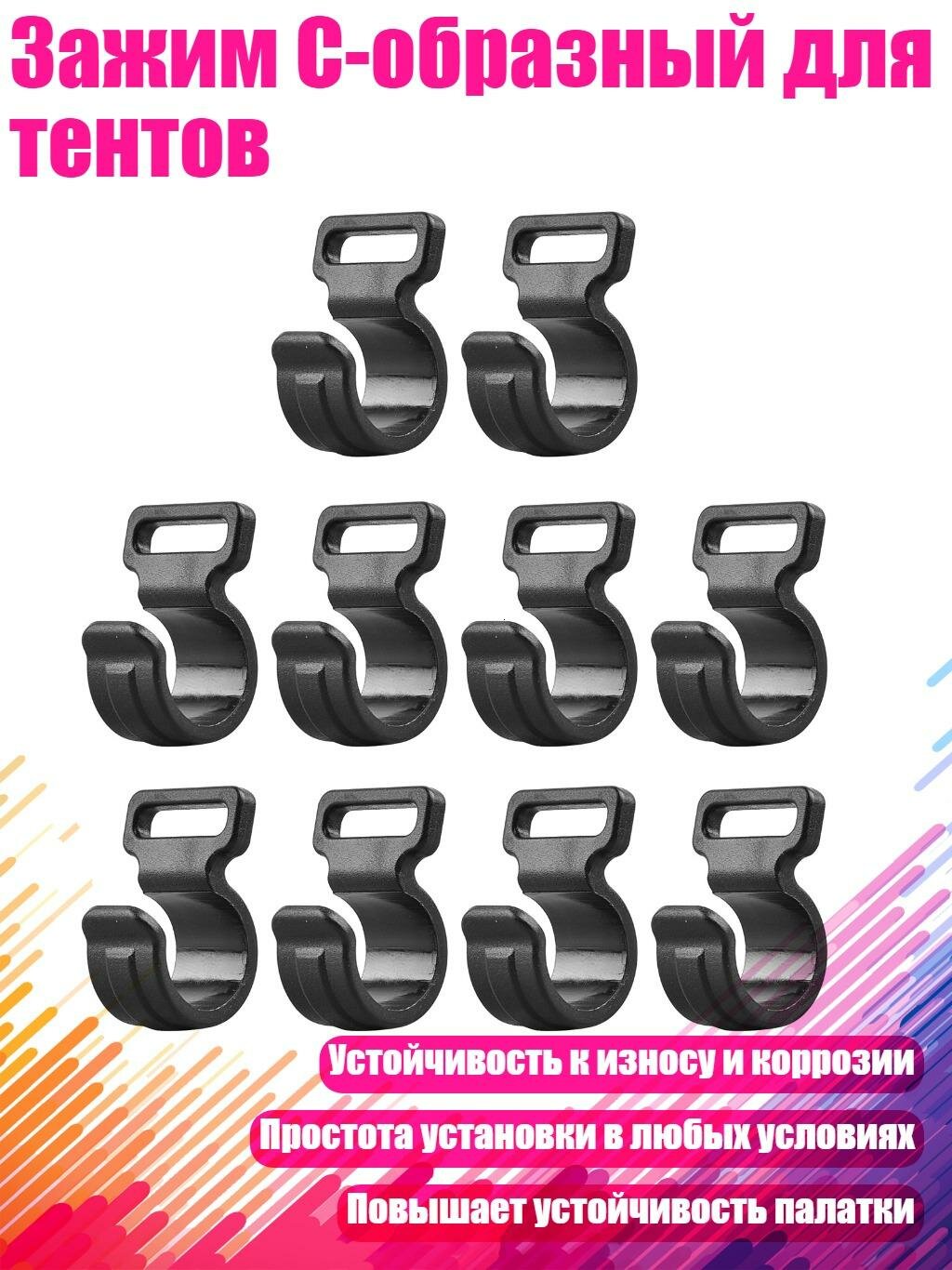 Зажим С-образный для тентов
