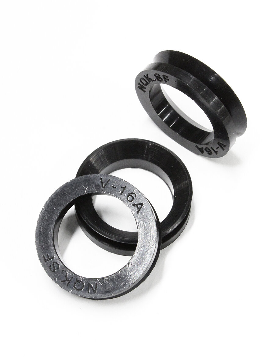 Кольца V-ring 16VA 60NBR - упаковка 10шт (грязезащитные уплотнения V-образного сечения 20x14x5,5)