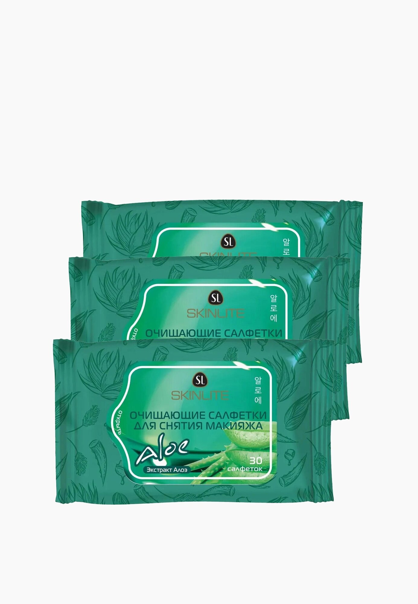 Skinlite Салфетки для снятия макияжа 90 шт