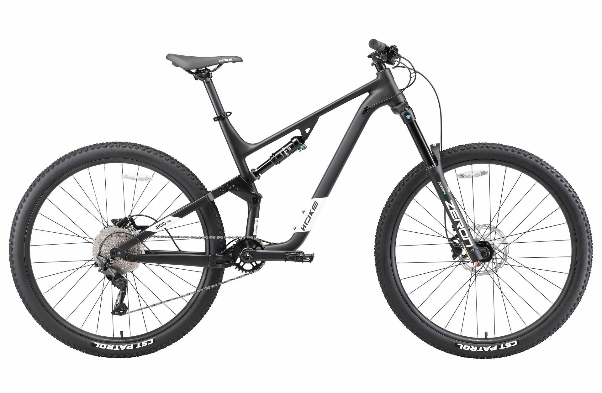 Велосипед двухподвесной HOKE FS 300- 29 матовый чёрный под рост 172-185 см RockShox