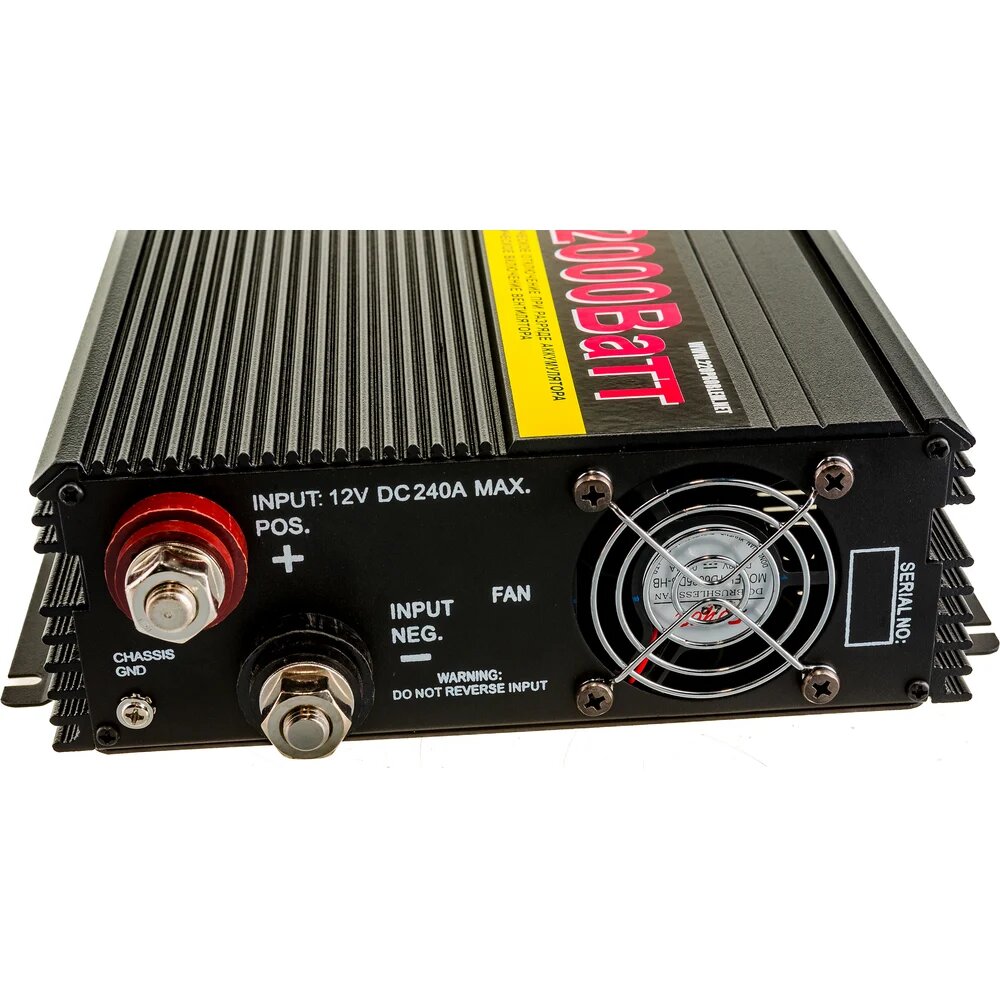 Инвертор автомобильный СОЮЗ 2000W, 12В, модифицированный синус — фото 1