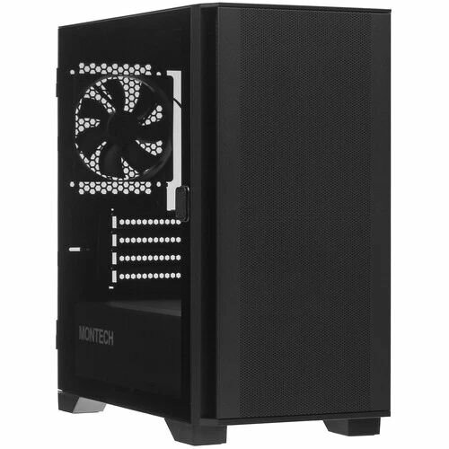 Компьютерный корпус MONTECH AIR 100 LITE (AIR 100 LITE (B)) черный - Mini Tower, Micro-ATX, USB 2.0 Type-A, USB 3.2 Gen 1 Type-A