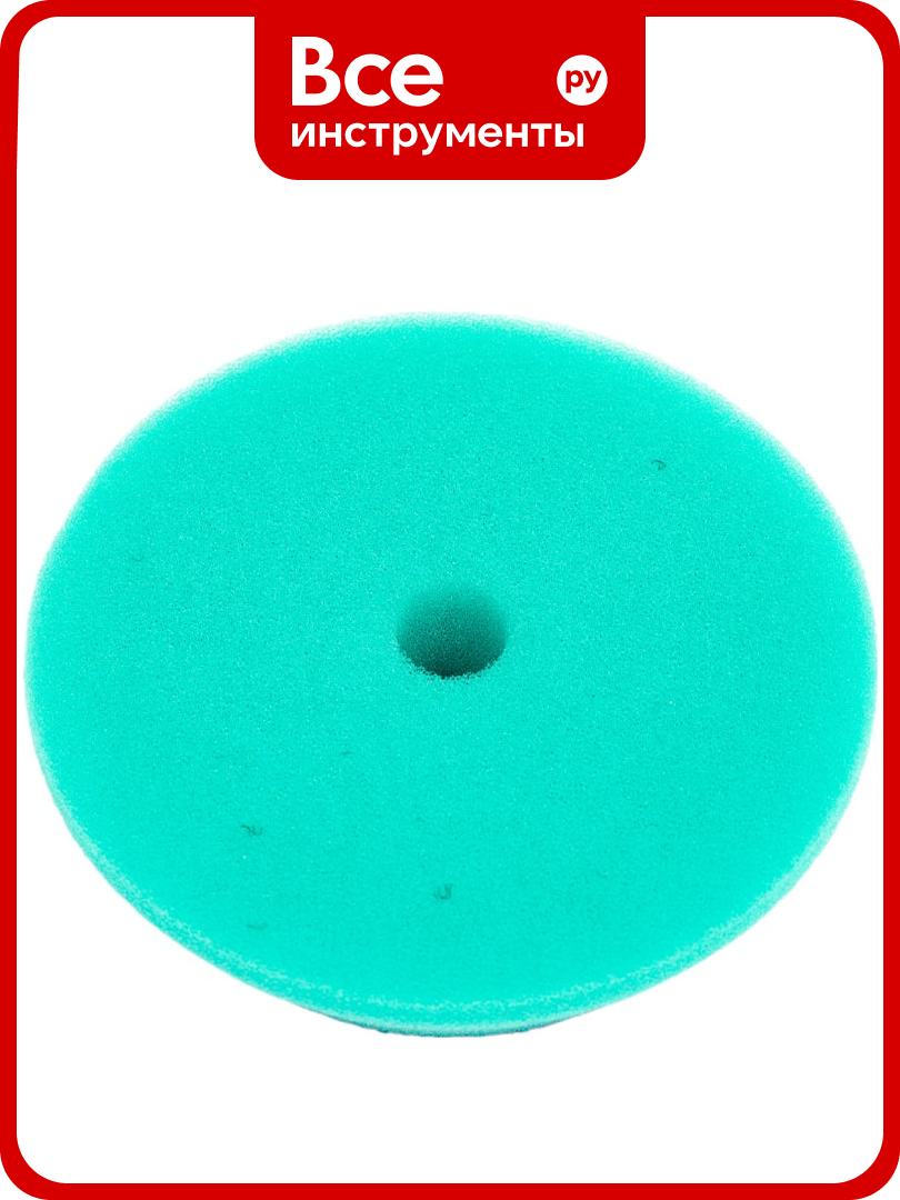 Полировальный круг экстра твердый DA Foam Pad Green 75 мм, зеленый Shine systems SS565